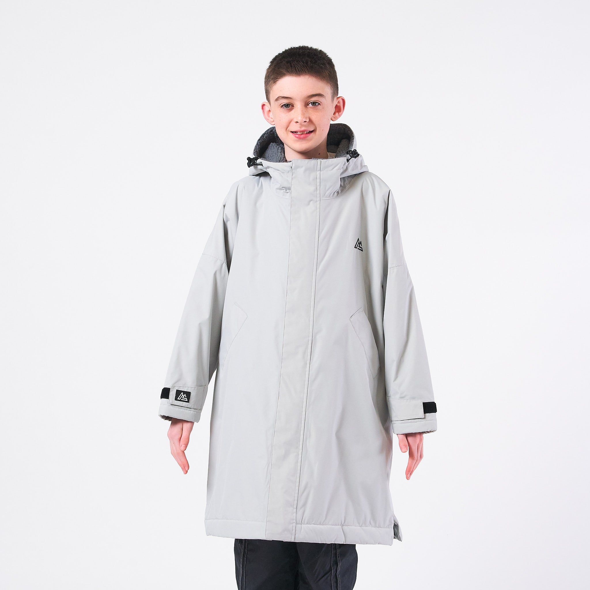 Kids Changing Robe - Light Grey – onesnug