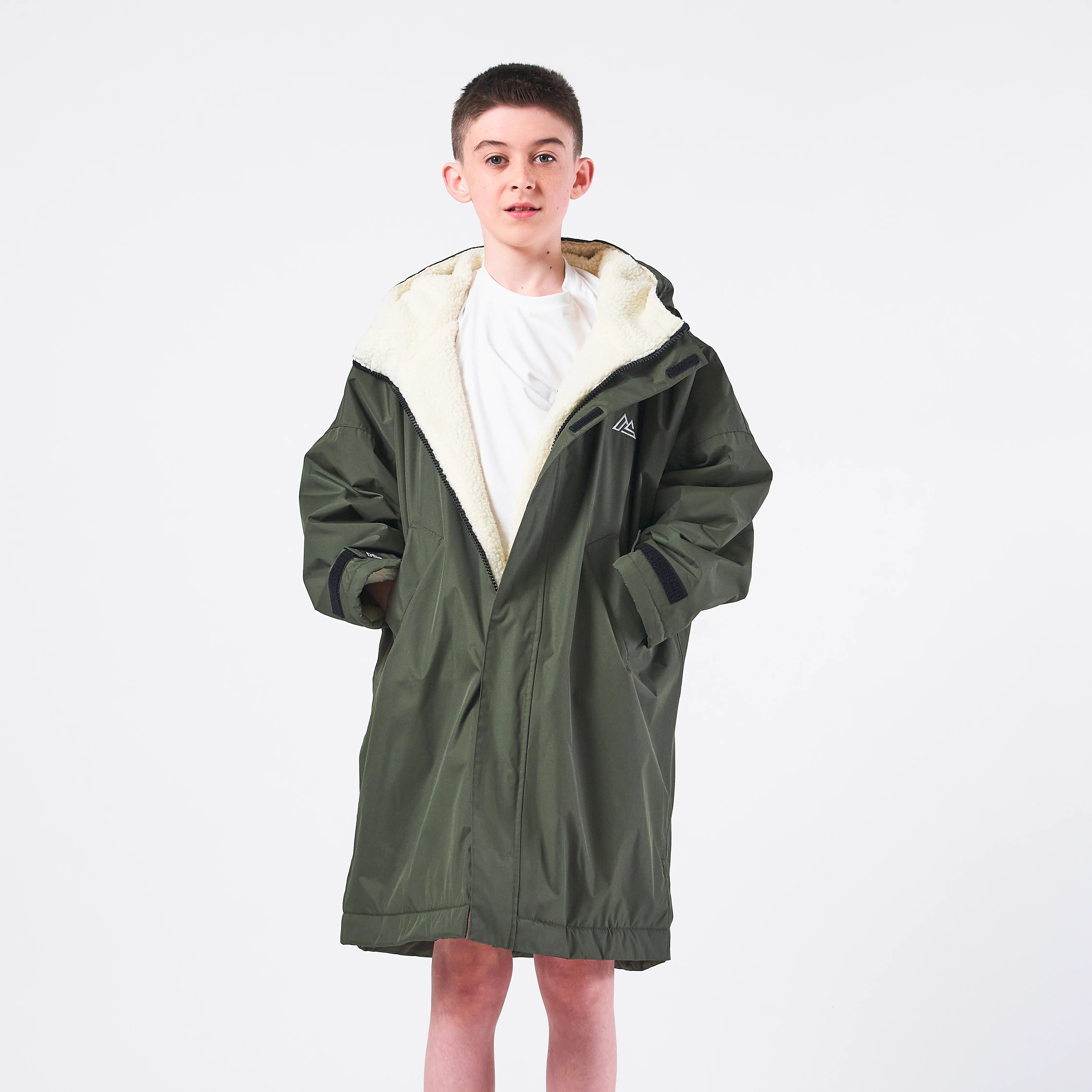 Kids Changing Robe - Khaki – onesnug